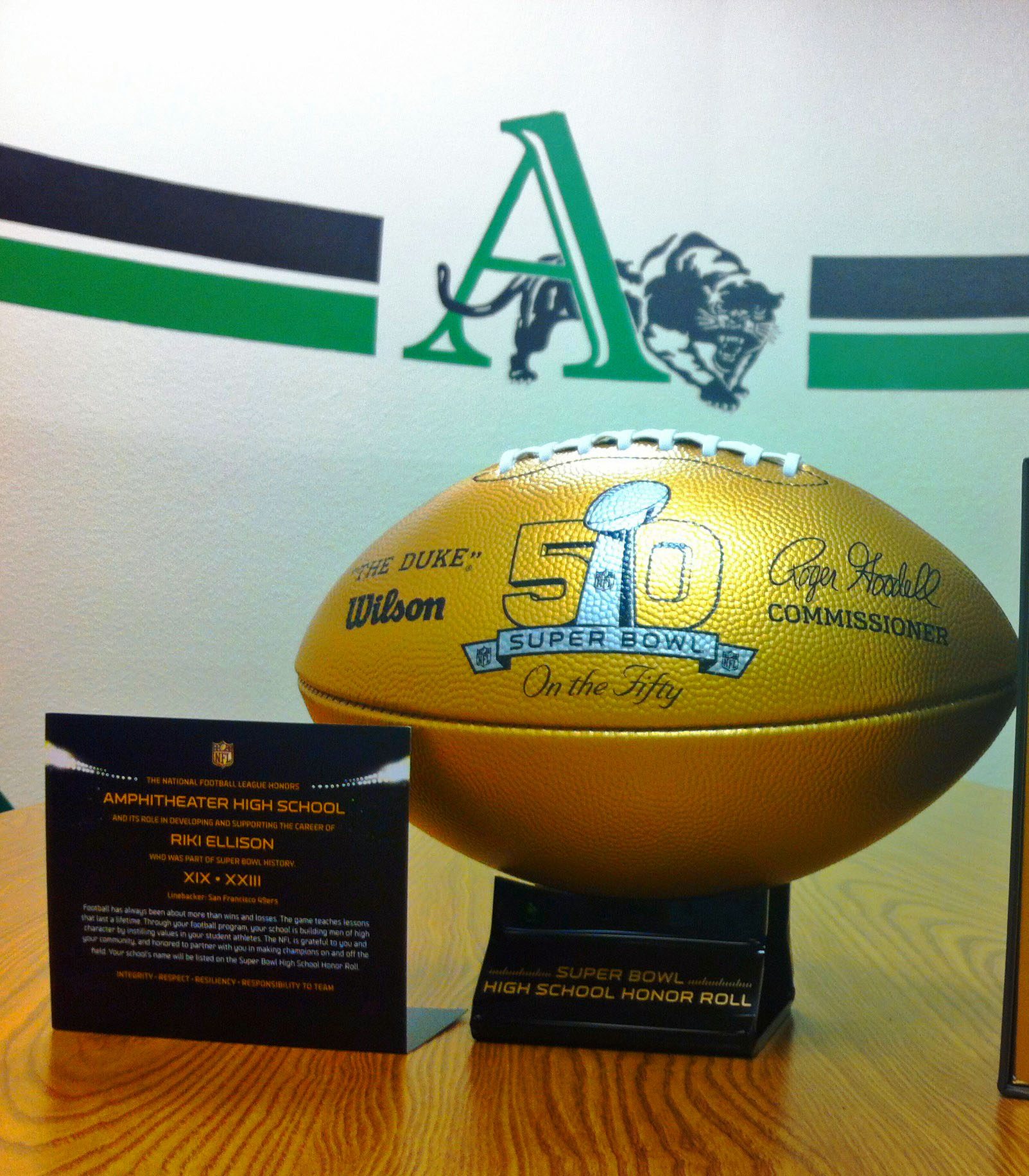 Riki Ellison to present Amphi with NFL Golden Football ...