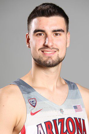 Arizona’s Dusan Ristic out with a ‘grade 1’ ankle sprain ...