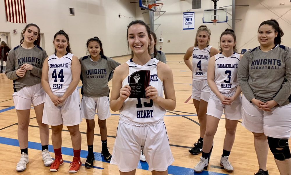 Emily Haynes & Devion Makres break 1,000 career points ...