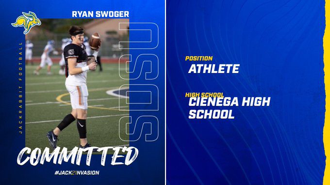 Cienega QB Ryan Swoger Commits to South Dakota State | ALLSPORTSTUCSON.com