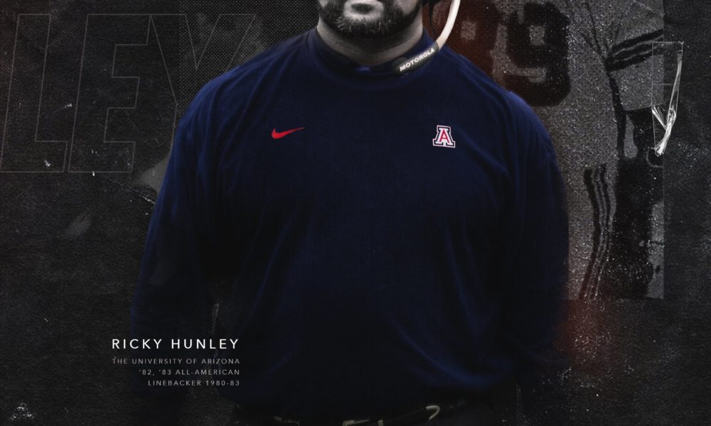 Arizona officially hires legend Ricky Hunley to join football coaching ...
