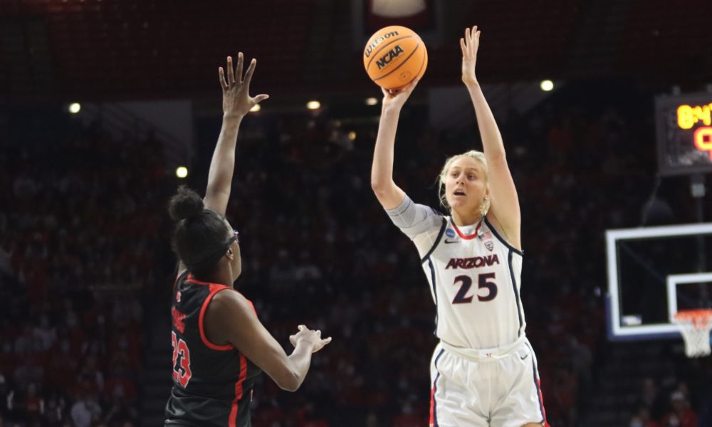 Cate Reese’s shoulder just fine in Arizona’s NCAA tournament first ...