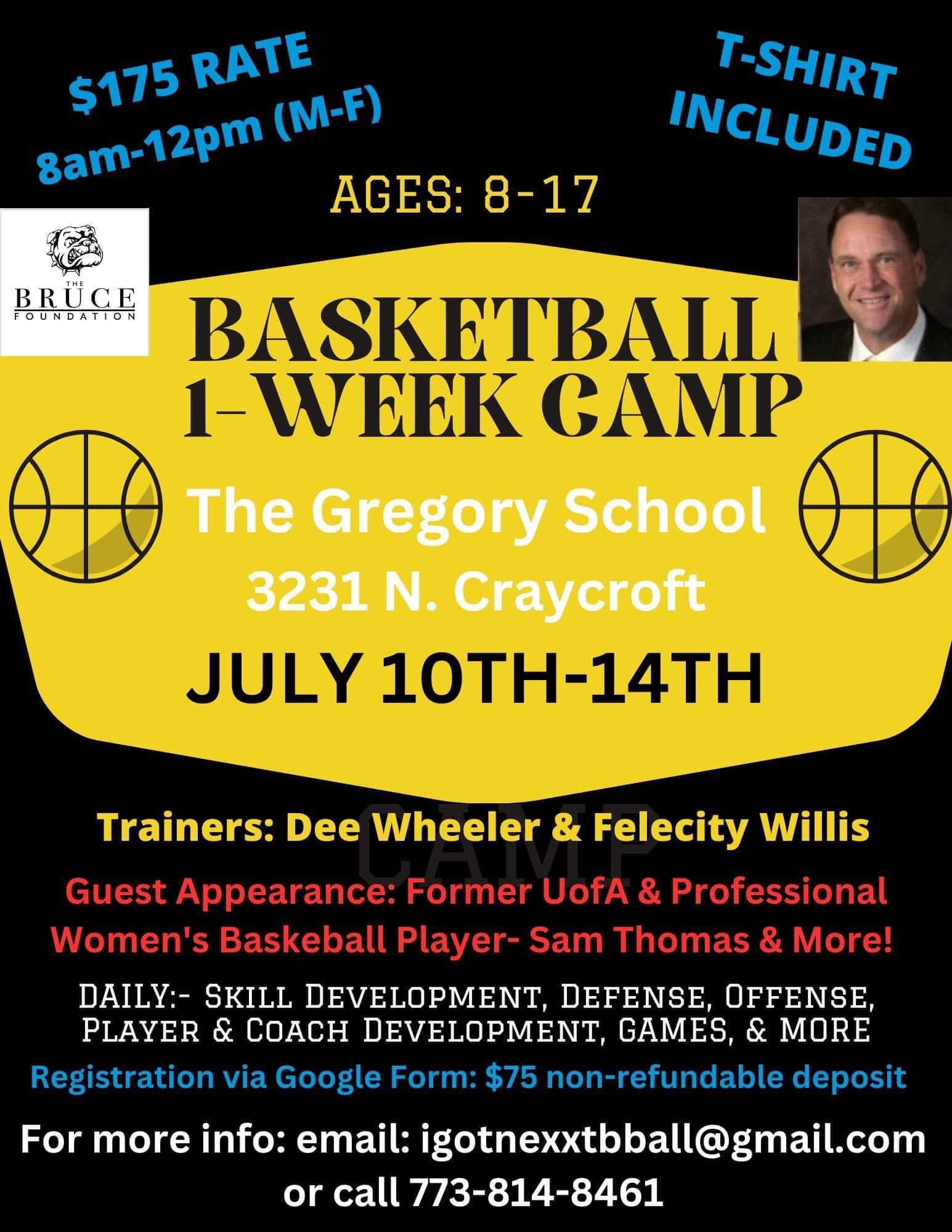 Dee Dee Wheeler & Felecity Willis Basketball Camp with Sam Thomas ...