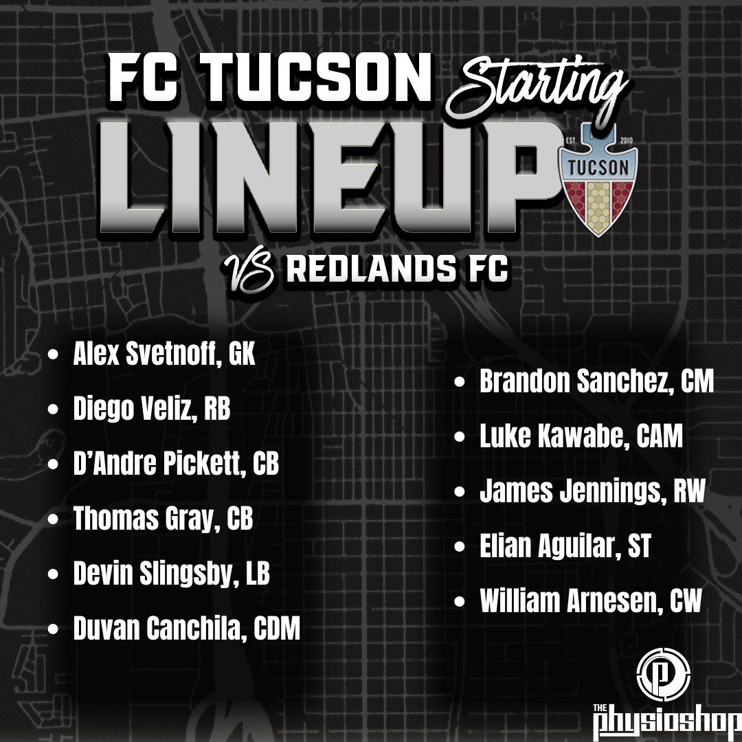FC Tucson lineup 6-15-24 | ALLSPORTSTUCSON.com
