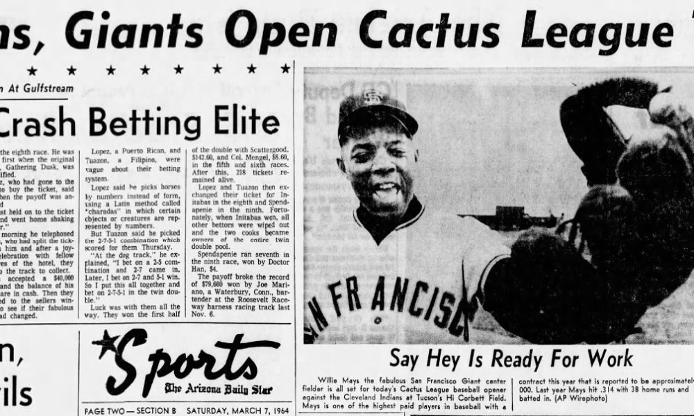 Iconic Willie Mays, 93, amazed Hi Corbett crowds during Giants’ spring ...
