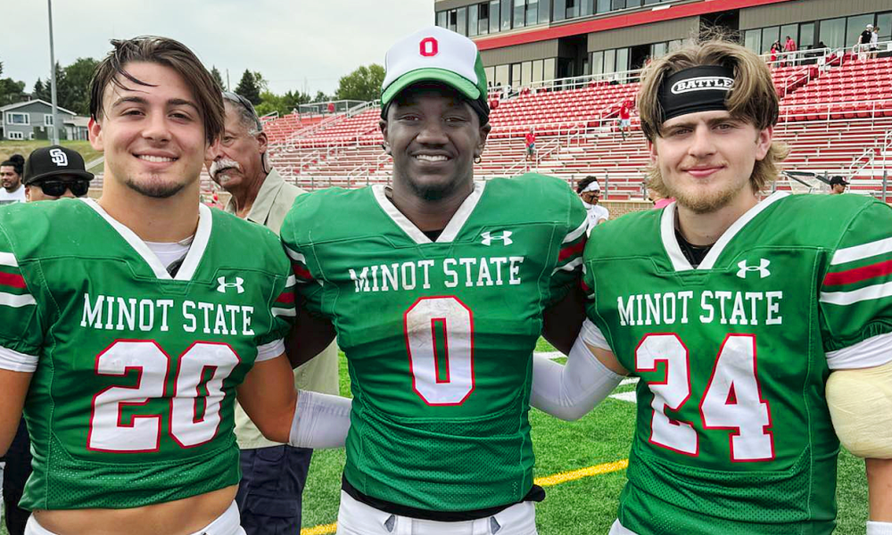 Trio of local standouts help Minot State to a record-setting 3-0 start ...