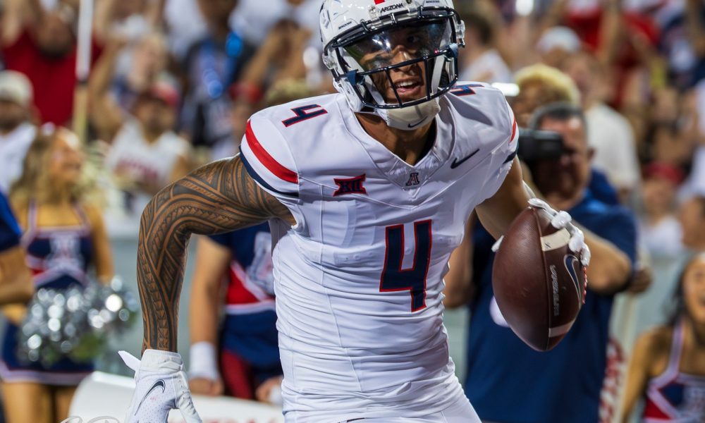 Tetairoa McMillan earns Big 12 Offensive Player of the Week honor after ...