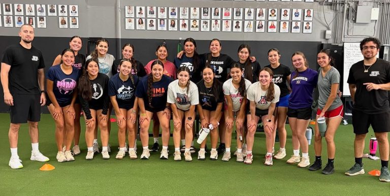 Local softball standouts gather at Jet Sports Training to work out ...