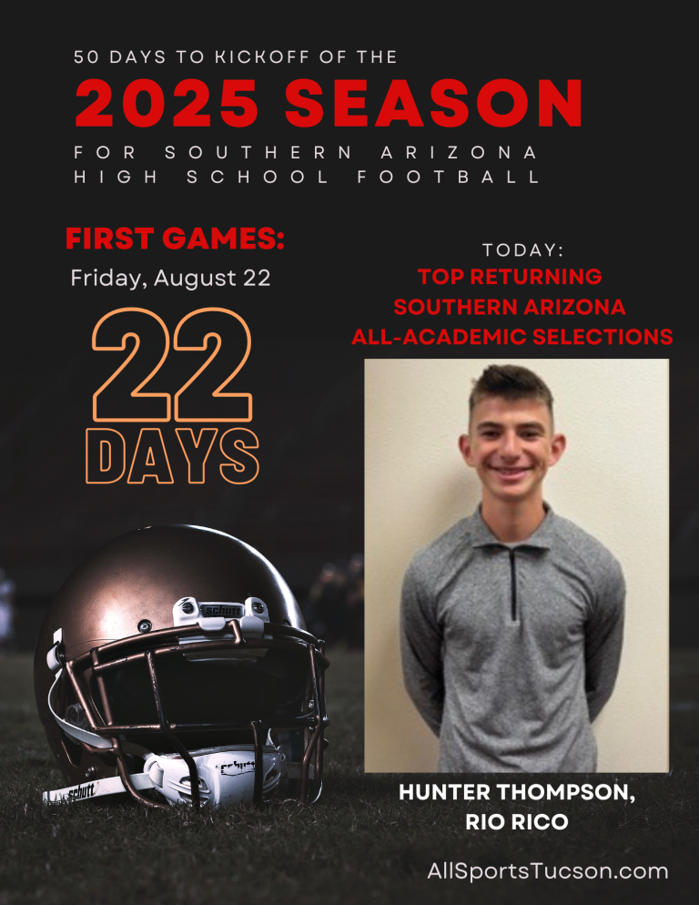 22 days to kickoff: Returning Southern Arizona All-Academic selections ...