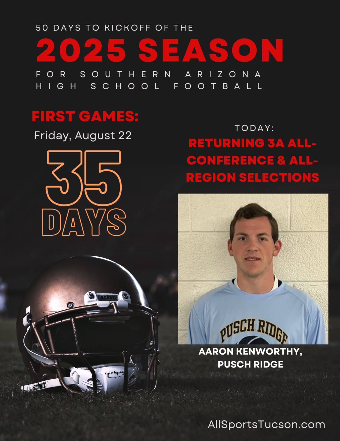 35 days to kickoff: Returning 3A All-Conference & All-Region selections | ALLSPORTSTUCSON.com