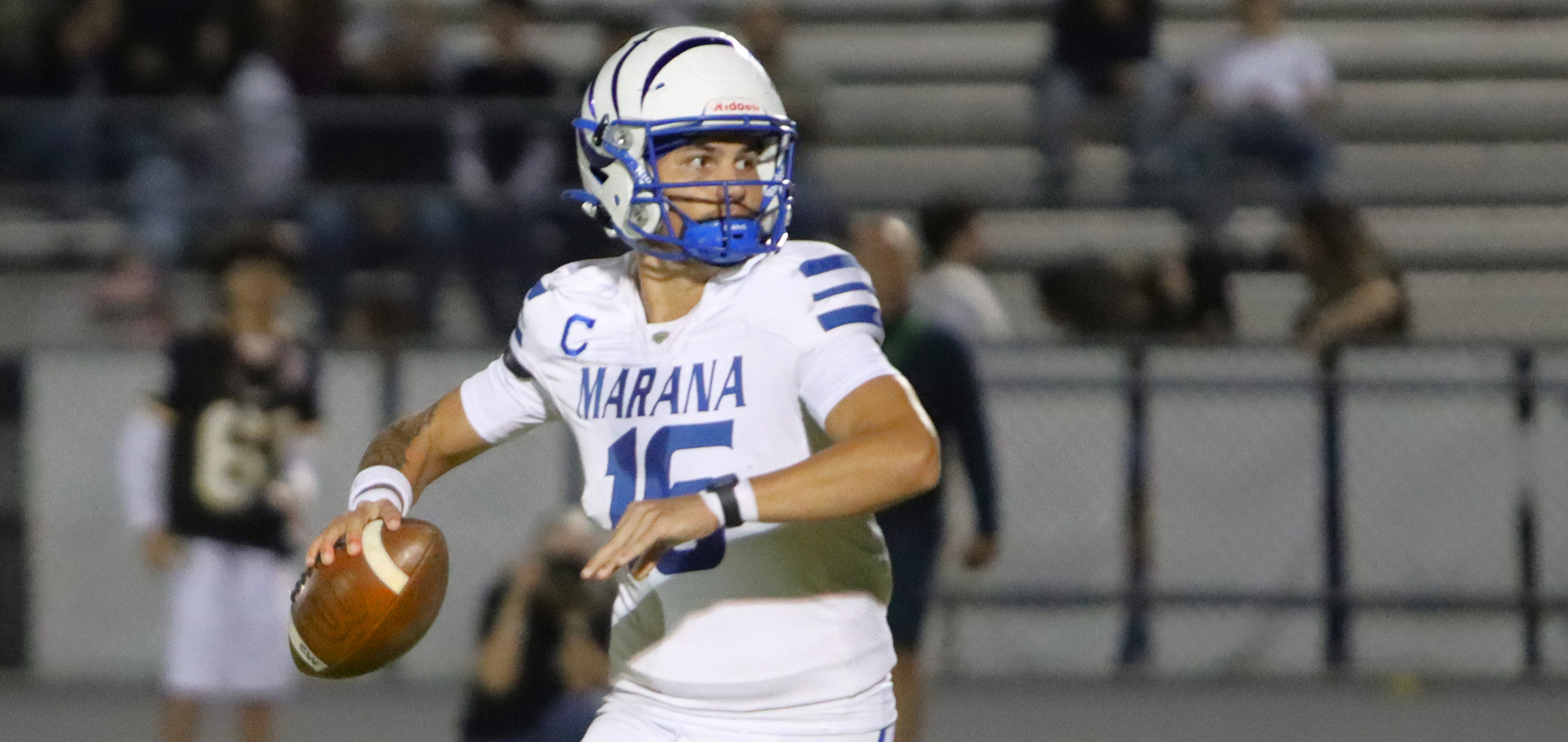 Colten Meyer needs 74 yards to set a new career passing record ...