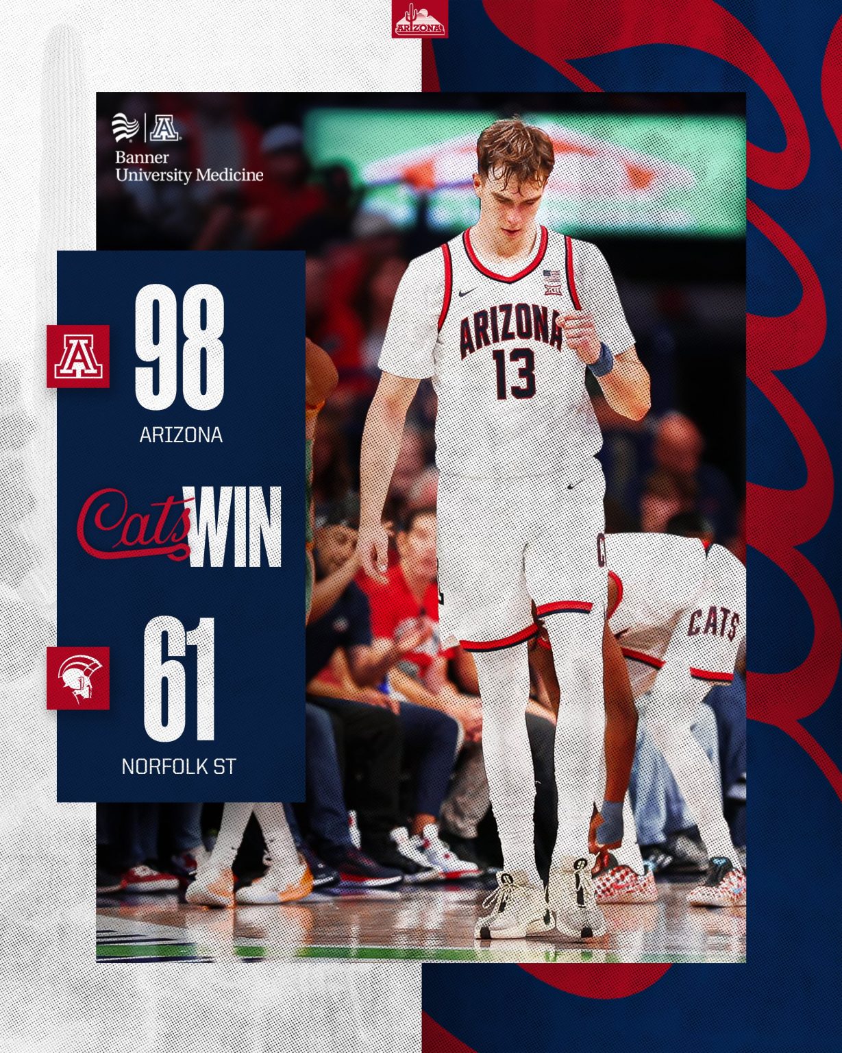 Mo (mentum) Krivas was truly the big man on campus (McKale) on Saturday ...