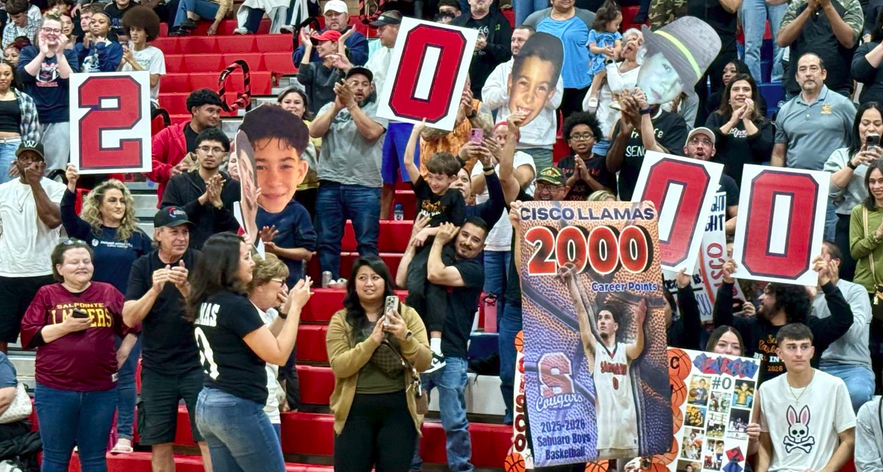 Cisco Llamas breaks 2,000 career points; Tyson Dobbins passed Chuck ...