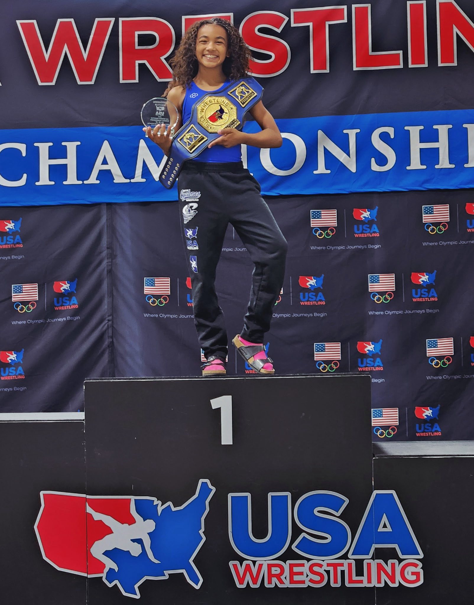 Ana Gisele Kelly 12U USA Wrestling Women’s Nationals Champ ...