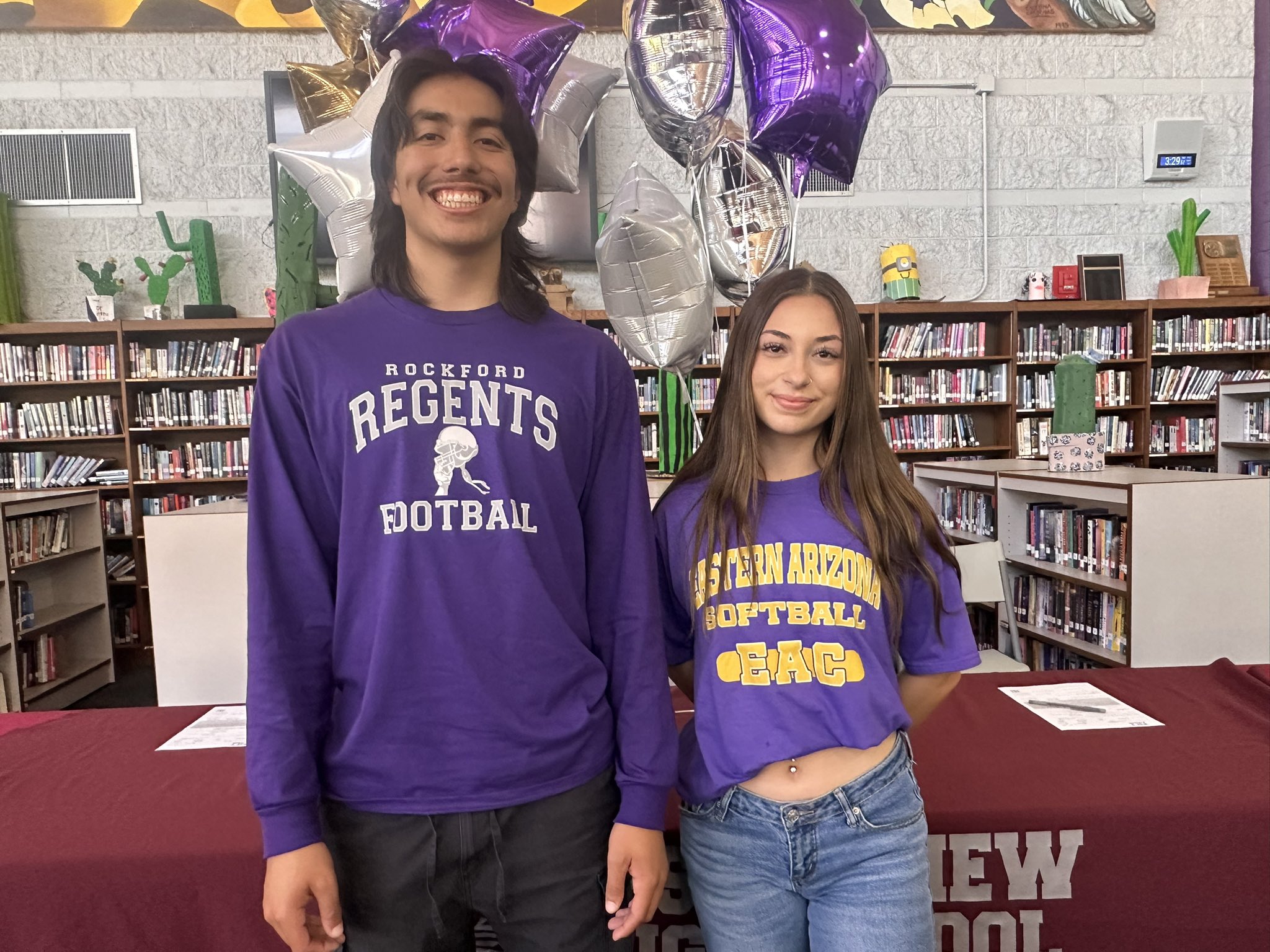Desert View college signees Reyna & Vasavilbaso symbolic for their ...